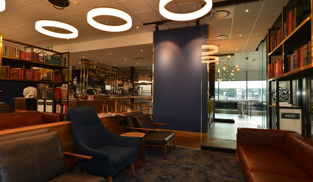 project name standard bank airport lounge the library