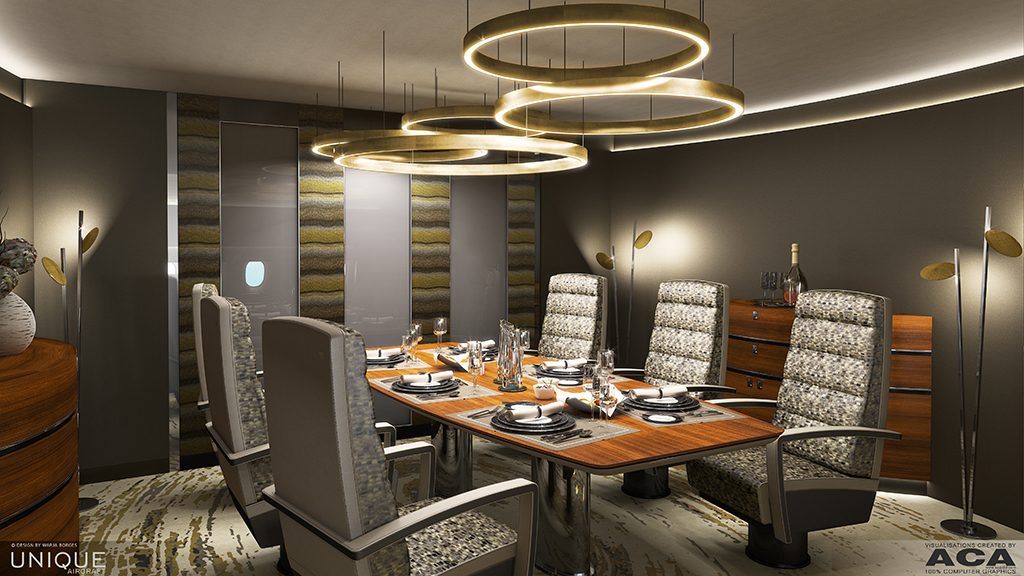 Project Name: Contemporary B777-300er VIP Interior