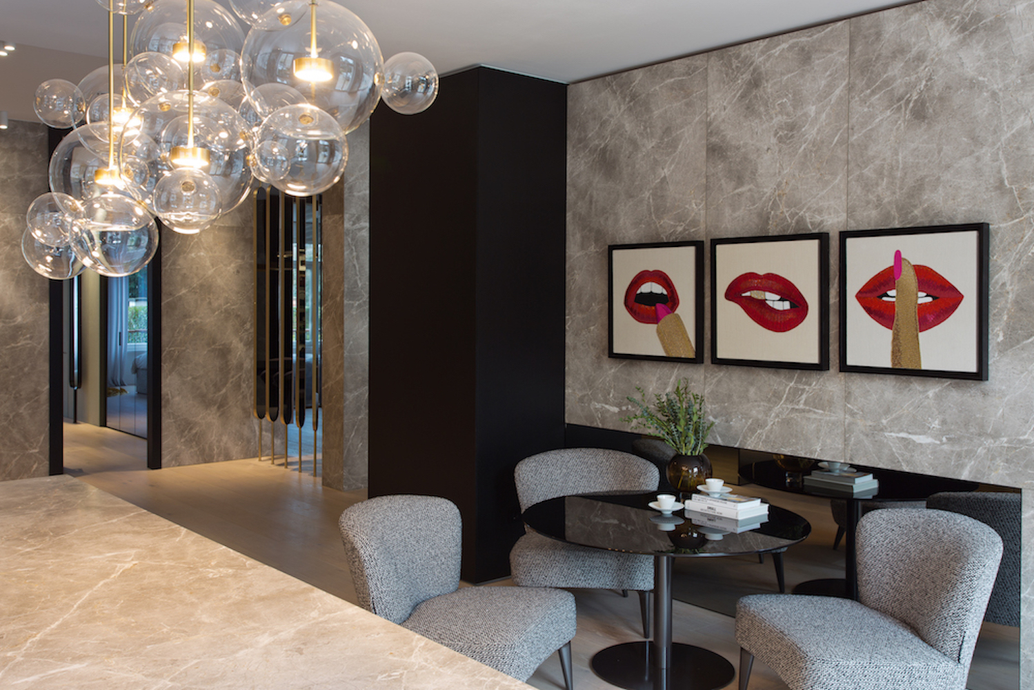 design et al Marble Marble on the Wall by Purpur GmbH interior concepts ...