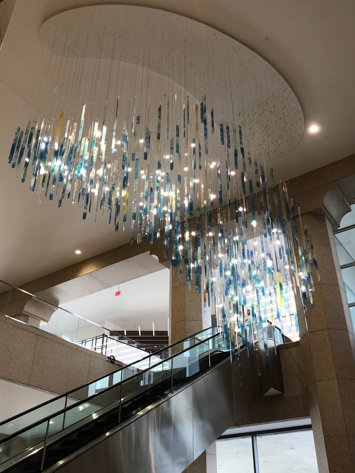 design et al Custom Floe Light Fixture for Williams Tower by Yellow ...