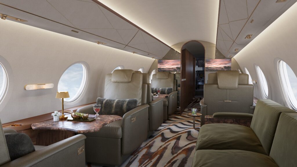 design et al Bespoke Gulfstream Concept by Melissa Monroe of Entrican ...