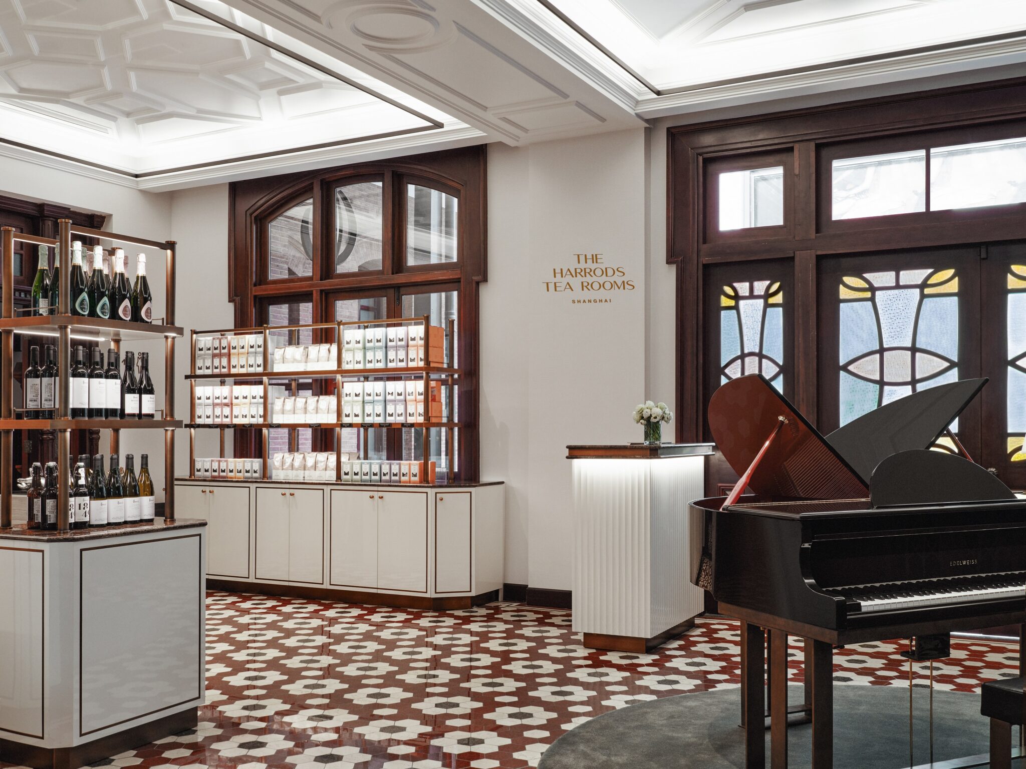 design et al Harrods Tea Rooms by Harrods Interior Design - design et al
